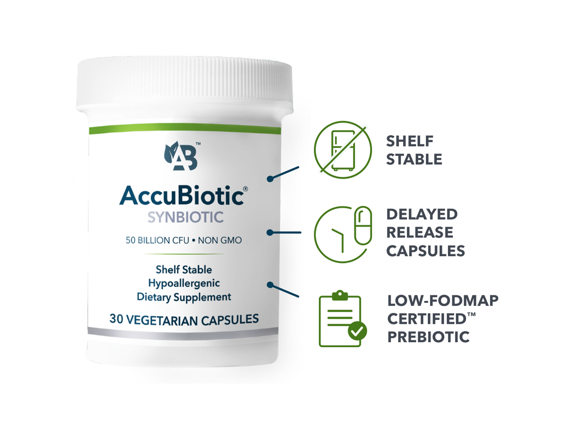 AccuBiotic® Synbiotic | Once Daily Probiotic + Prebiotic